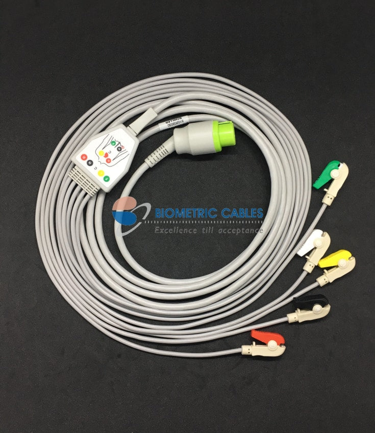 schiller 5 lead ecg cable