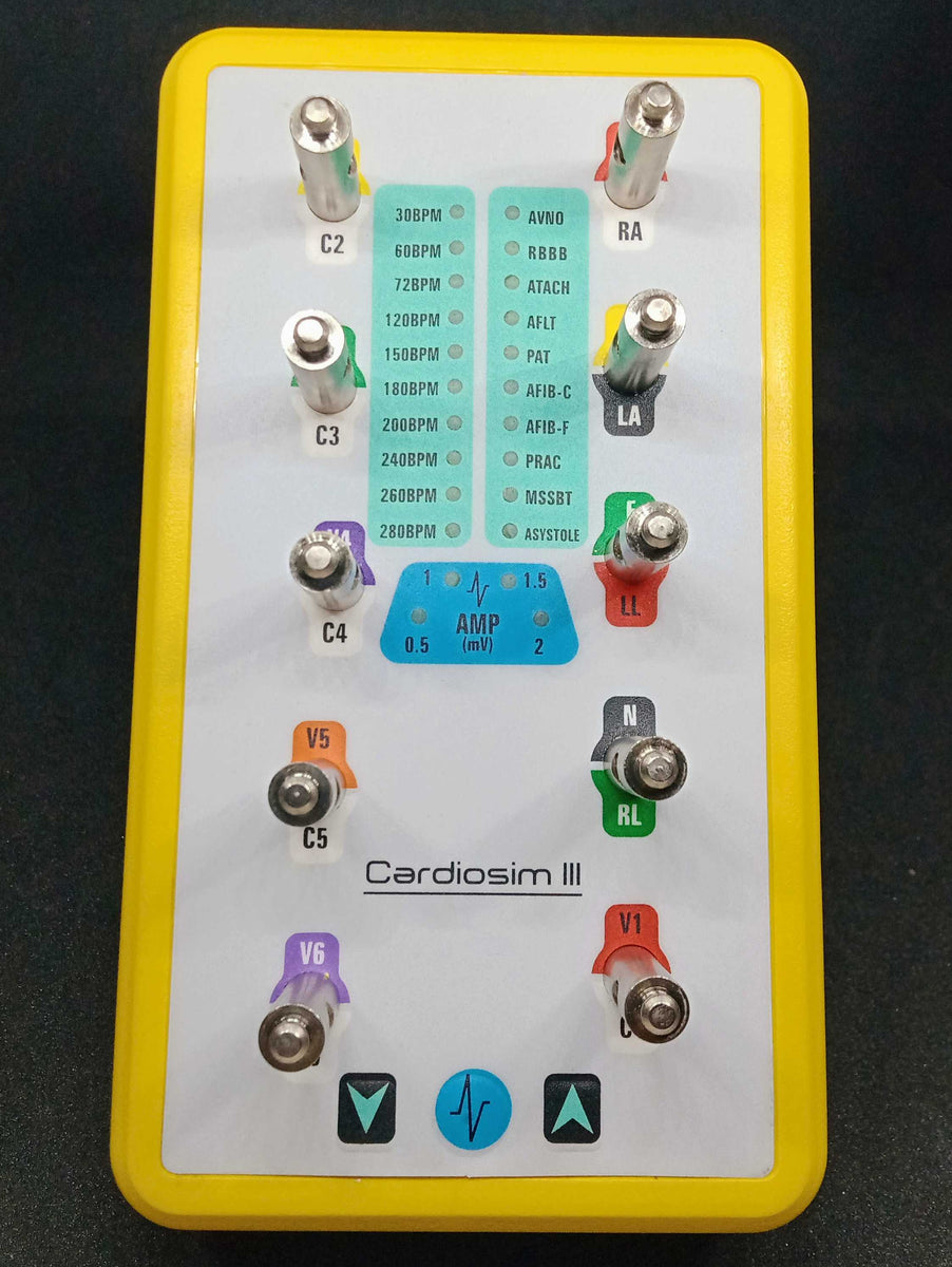 ECG Simulator: Cardiosim III(TI) - Biometric Cables