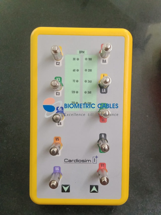 ECG Simulator: Cardiosim I || Biometric Cables