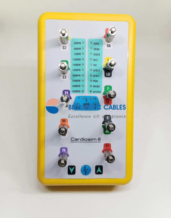 New ECG Simulator Cardiom-III Best price || Biometric Cables in india