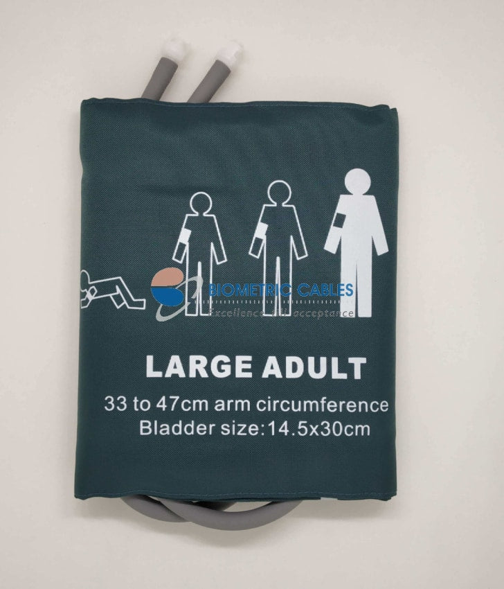 Double tube BP Cuff >>>Datex Ohmeda NIBP Pediatric | Biometric Cables