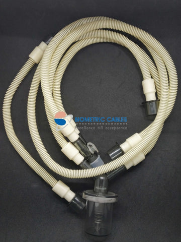 Reusable Hytrel Pediatric Single Water Trap Ventilator Circuit with Ex